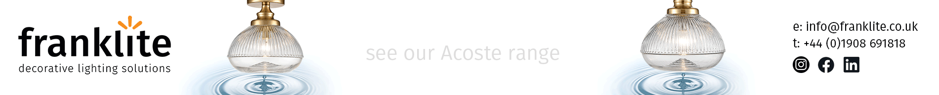 Franklite launches 15 new lighting product ranges • Hotel Designs