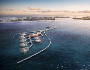Hotel concept: designing a sustainable floating resort • Hotel Designs