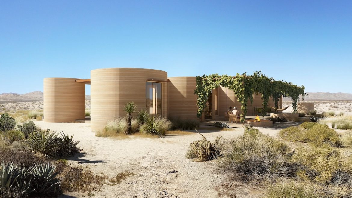 3D-printed hotel to emerge in Marfa desert in Texas • Hotel Designs