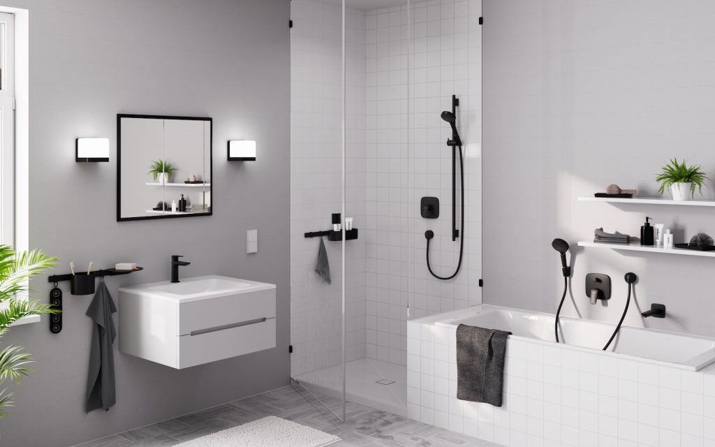 hansgrohe expands Logis tap range in matt black finish • Hotel Designs