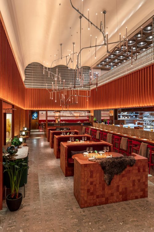 Lighting up Studio Frantzén in Harrods, London • Hotel Designs