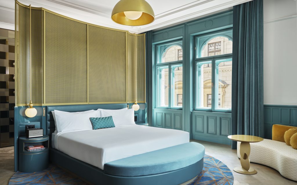 Go bold or go home – a sneak peek inside W Budapest • Hotel Designs