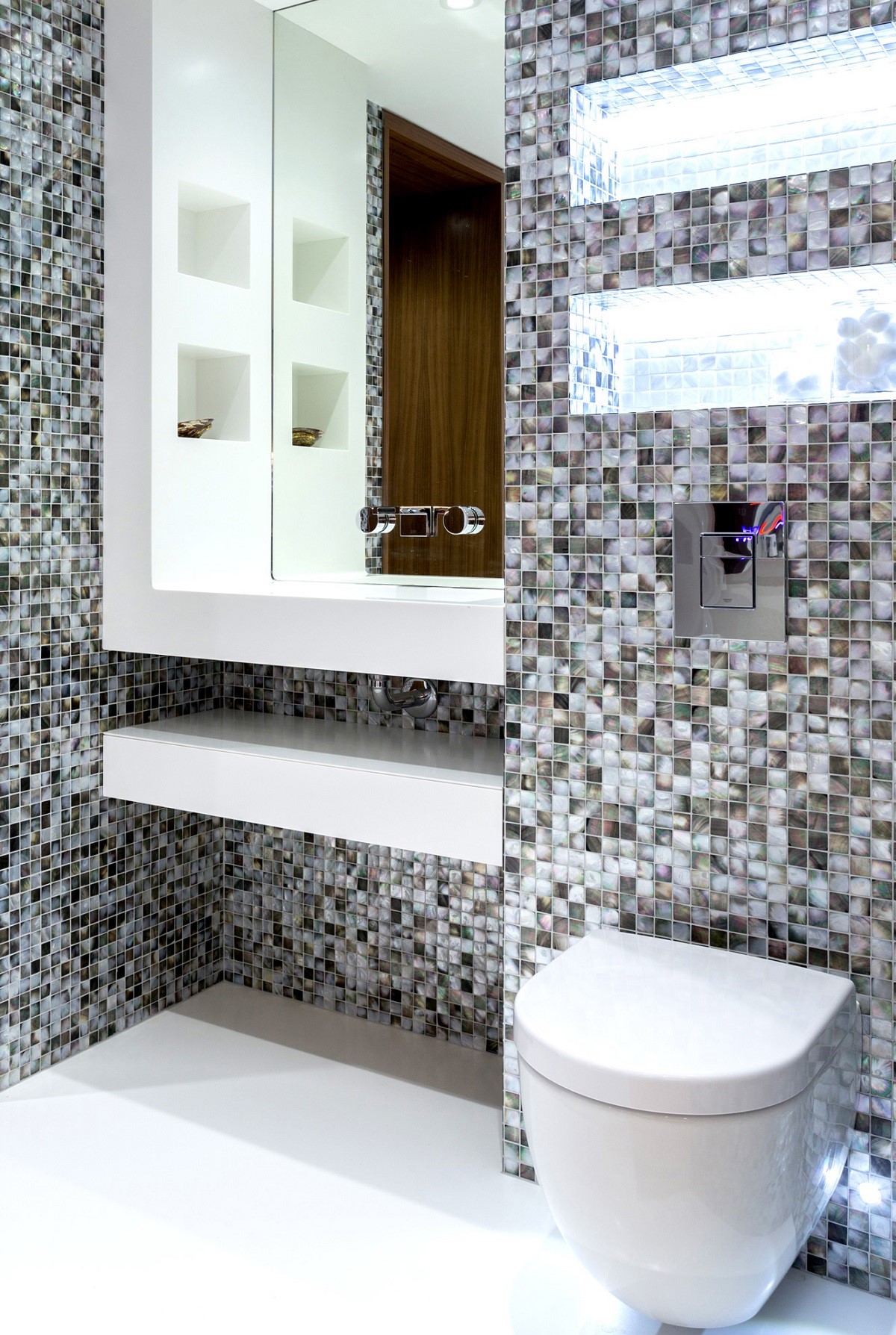Hyperion Tiles delivers cloakroom chic • Hotel Designs