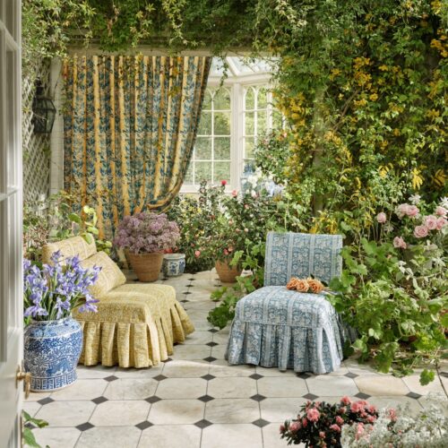 Inside the Zoffany x Michael S. Smith Indoor Outdoor fabric collection ...